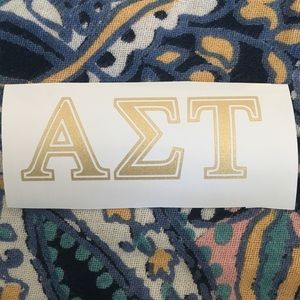 alpha sigma tau | Accessories | Alpha Sigma Tau Sticker Bundle | Poshmark